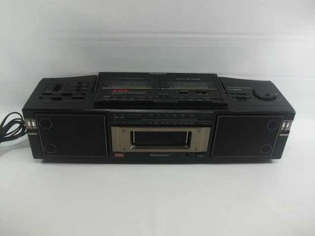 PANASONIC RX-FW39 VINTAGE Portable Boombox Japan Parts Repair Has Power ...
