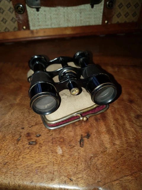 RARE PETITE JUMELLE Militaire DUVAL AINÉ ANNECY AVEC BOUSSOLE 6,5 X 9 ...