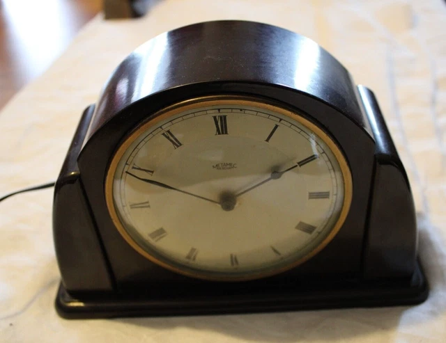 VINTAGE METAMEC BAKELITE Cased Mantel Clock, Spares/repair £6.99 ...