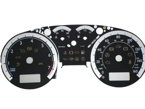 VW GOLF MK4 Bora Sport Vdo Clock Overlay Instrument Cluster Fis - Aum £ ...