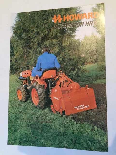 HOWARD ROTAVATOR HR8 for Compact Tractor Original 1970s Vintage Sales ...