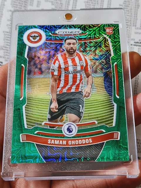 SAMAN GHODDOS 2021 22 Prizm Premier League Rookie Card Green Wave 148 ...