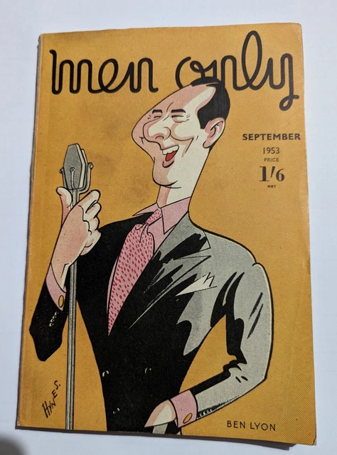 MEN ONLY VINTAGE Magazine Vol.56 No.213 Sept 1953 + Advert cards £3.99 ...