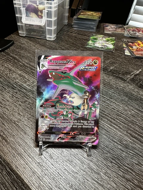 POKÉMON TCG RAYQUAZA VMAX SWSH12: Silver Tempest Trainer Gallery TG20/TG30 NM EUR 43,26 ...