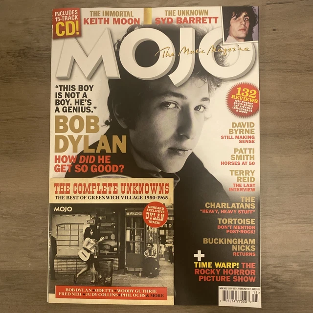 MOJO MAGAZINE: FREE 15-Track CD, Bob Dylan, Keith Moon, Syd Barrett ...