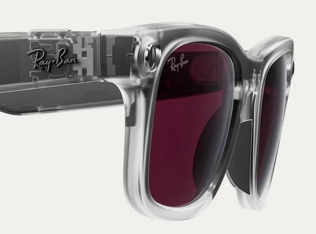 RAY-BAN META WAYFARER GEN 2 LIMITED EDITION RUBY/CLEAR Transitional ...