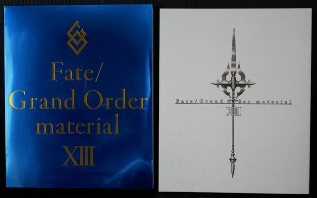 TYPE-MOON : FATE/GRAND Order Material XIII (FGO Book) - du JAPON EUR 97 ...