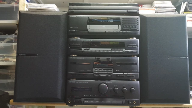 KENWOOD HIFI 5 pieces Stack system separates A-45 X-45 T-85L DP-950 LS ...