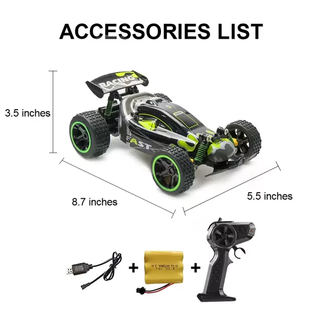 HIGH-SPEED 1:18 RC Drift Buggy - 2.4GHz Remote Control Racing Car with ...