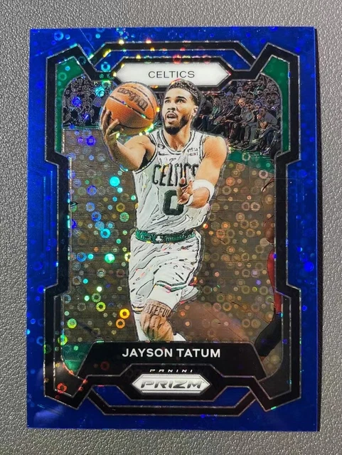 JAYSON TATUM 2023-24 Panini Prizm 128/150 bleu disco Boston Celtics #2 EUR 2,11 - PicClick FR