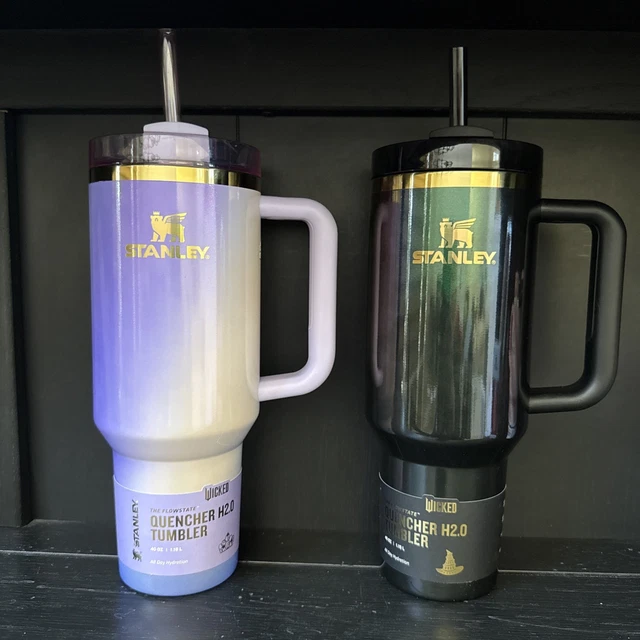 STANLEY X WICKED 40oz Quencher H2O Tumblers – Elphaba & Glinda Edition ...