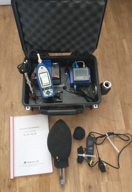 RION NL-52 SAFETY and Environmental Noise/Sound/ Level/Meter Monitoring ...