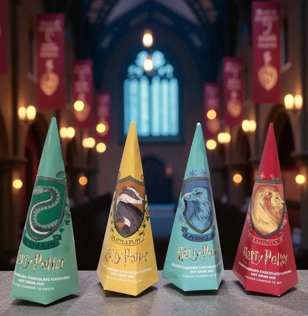 HARRY POTTER COLOUR Changing Chocolate Hot Drink Mix Cones | Singles ...