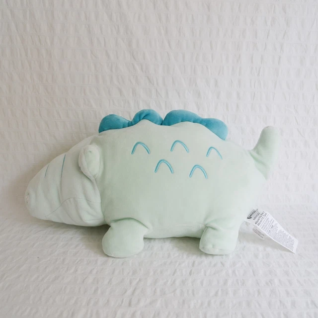 MINISO LYING CROCODILE Soft Toy, Pastel Green Plush 40cm Alligator Croc ...