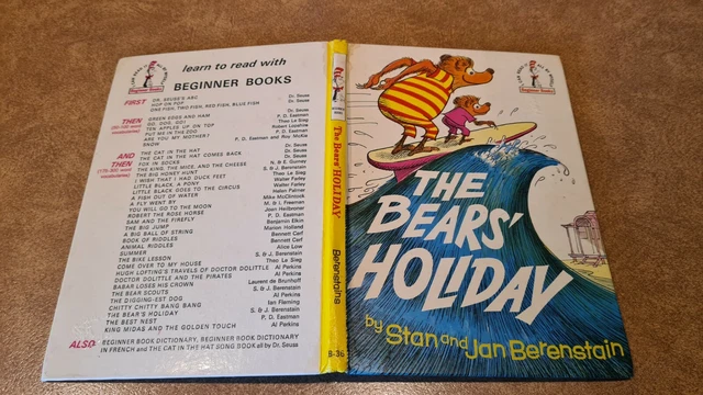DR SEUSS BEGINNER Books THE BEARS' HOLIDAY Berenstain Berenstein ...
