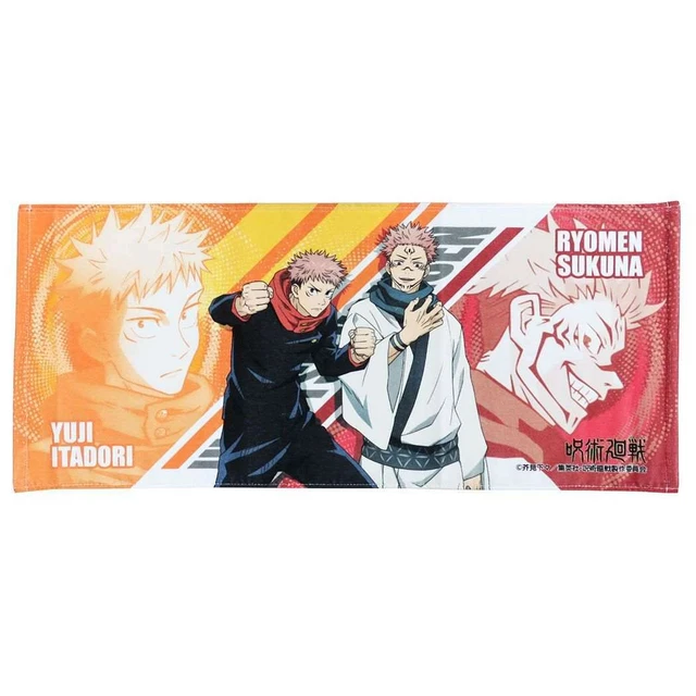 JUJUTSU KAISEN FACE Towel Yuji Itadori Ryomen Sukuna Anime Shonen jump ... JUJUTSU KAISEN FACE Towel Yuji Itadori Ryomen Sukuna Anime Shonen jump ...
