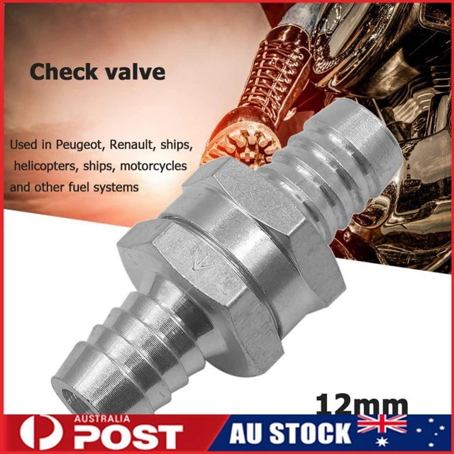ALUMINIUM ALLOY FUEL Non Return Check Valve One Way Diesel for Car ...
