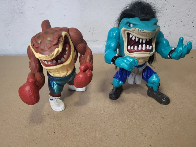 MODELLINO STREET SHARKS Slugger Slammu retrò 1995 + pacchetto Rox The ...