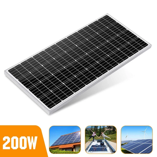 GLIESE 200W SOLARMODUL 12V Monokristallines Solarmodul für RV Camping ...