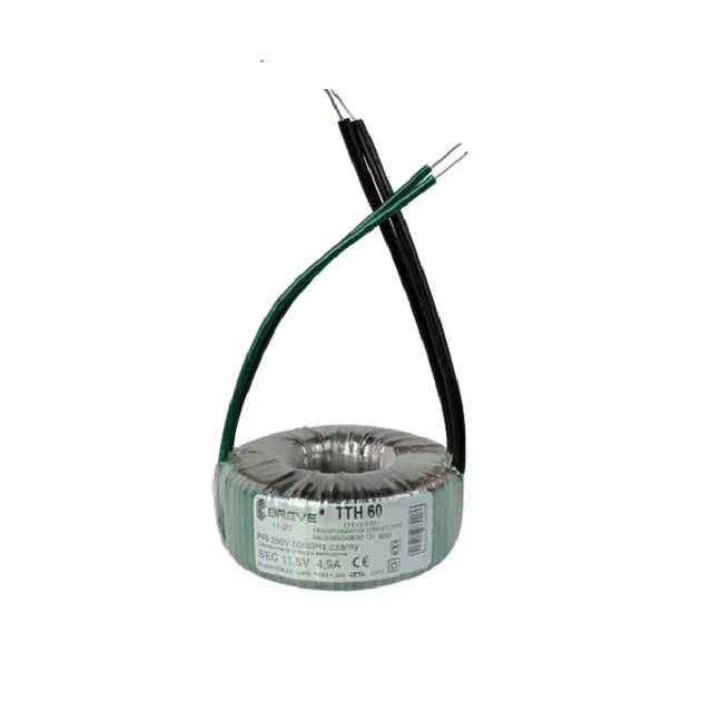 TRANSFORMATEUR TORIQUE TTH 60 230/11.5V pour systèmes d'éclairage ...