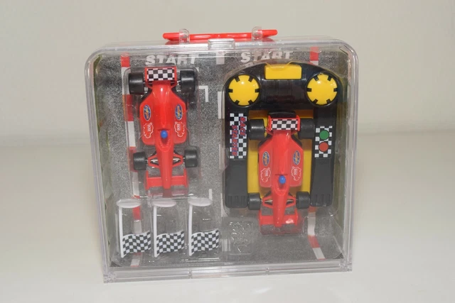 V 1:64 DICKIE Race Box With 2X Red Racing Car Formula 1 Ferrari Red ...
