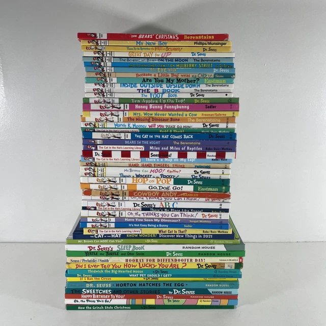 LOT OF 50 Dr. Seuss Beginner Books / Bright & Early Children’s ...