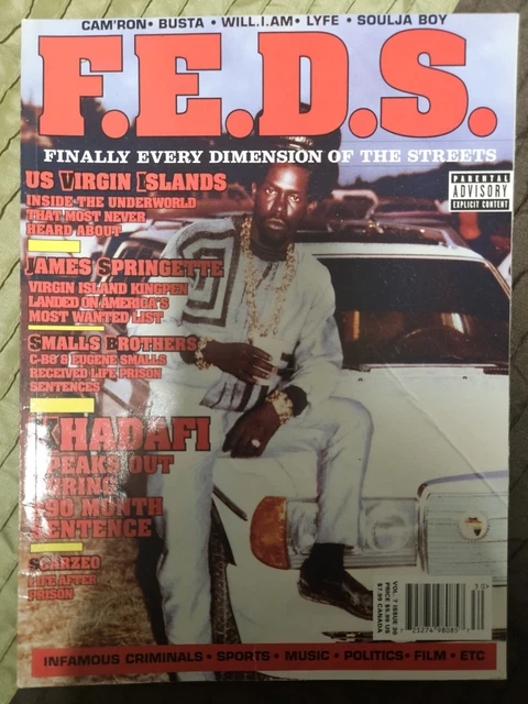 F.E.D.S. MAGAZINE VOL #7 Issue #30 Virgin Islands Kingpin £8.95 ...