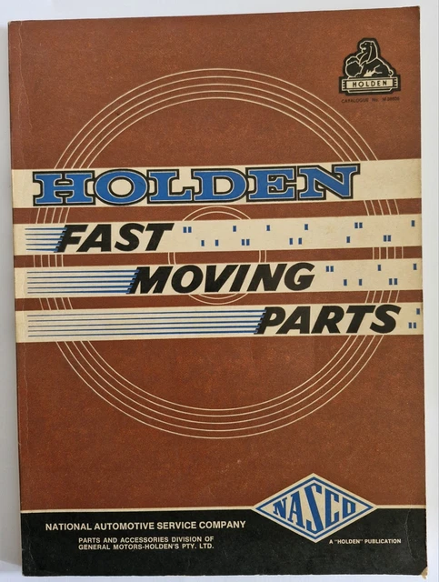 GENUINE GMH HOLDEN Fast Moving Spare Parts Catalogue Fx To Hk 1968 ...