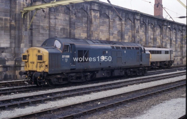 BRITISH RAIL TYPE 3 Class 37 37038 Carlisle riginal Railway Slide £2.99 ...
