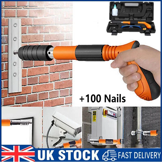 MANUAL MINI STEEL Nail Gun 3 Gears Power Adjustable Wall Nail Guns with ...