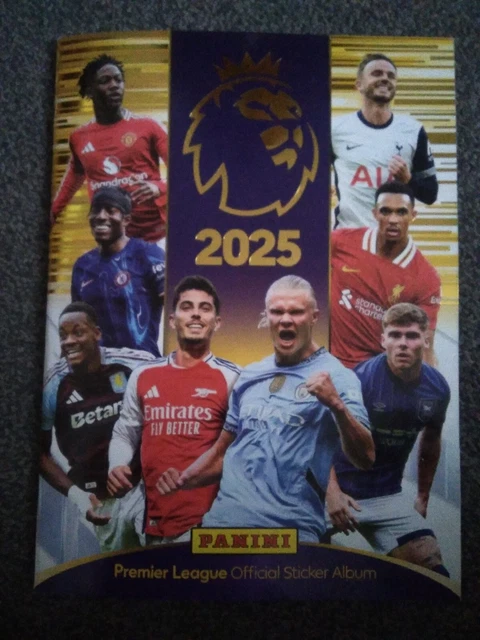 PANINI 2025 PREMIER League Official Sticker Album Plus 6 Stickers £4.83 - PicClick UK