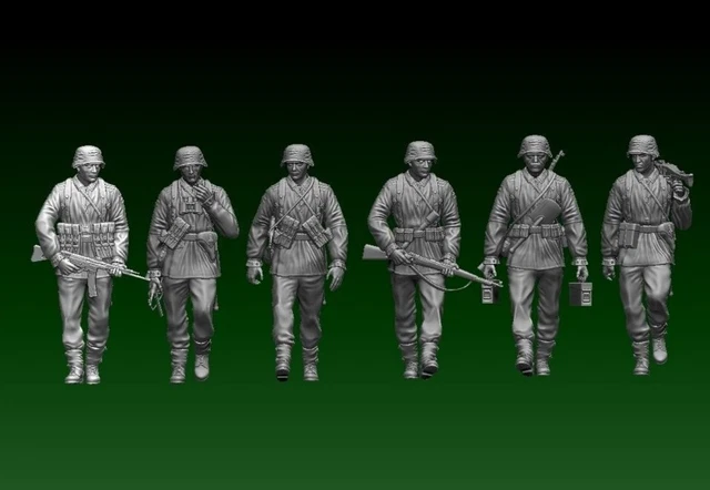 WW2 GERMAN SOLDIERS Full Set Soldiers 1/16th Resin Printed £60.00 ...