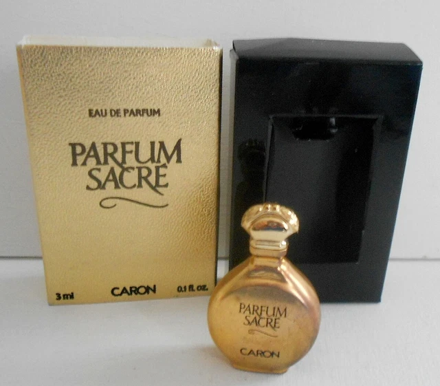 MINIATURE DE PARFUM Caron Parfum sacré 3 ml + boite EUR 9,00 - PicClick FR