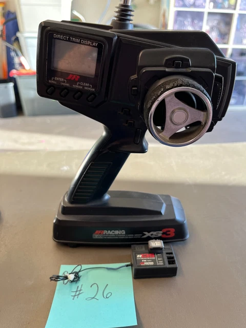 JR RACING XS3 3 Channel 75mhz Buggy & Truck RC Transmitter & Receiver ...