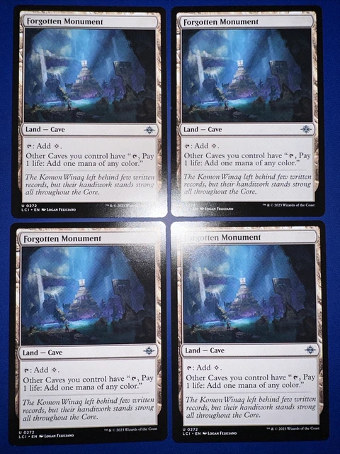 FORGOTTEN MONUMENT X4 (Playset) MINT The Lost Caverns of Ixalan LCI ...