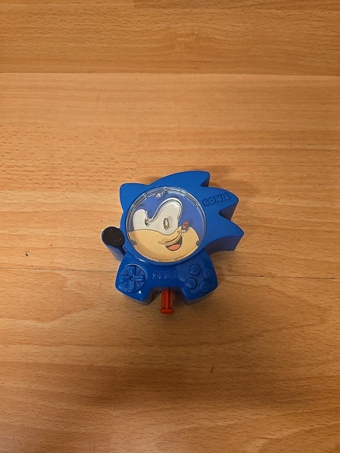 SONIC THE HEDGEHOG Burger King Kids Club Vintage Fast Food Push Toy ...