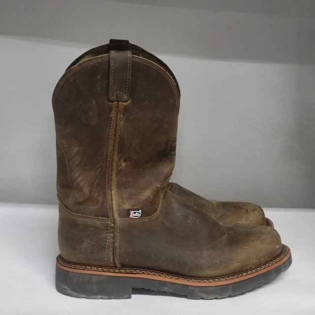 JUSTIN BLUEPRINT 11& Western Boot Tan Gaucho Mens Size 12D £139.15 ...