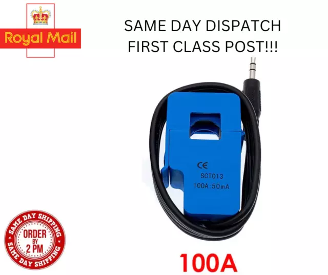 Non Invasive Split Core Current Transformer Ac Current Sensor 100a Sct