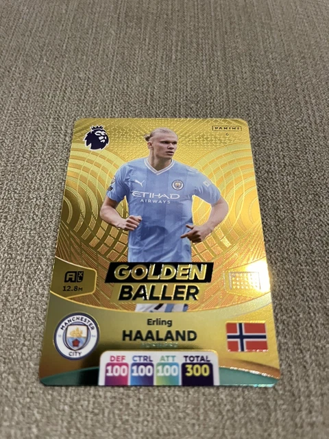 PANINI ADRENALYN 2024 Golden Baller #6 Erling Haaland Football Card £10 ...