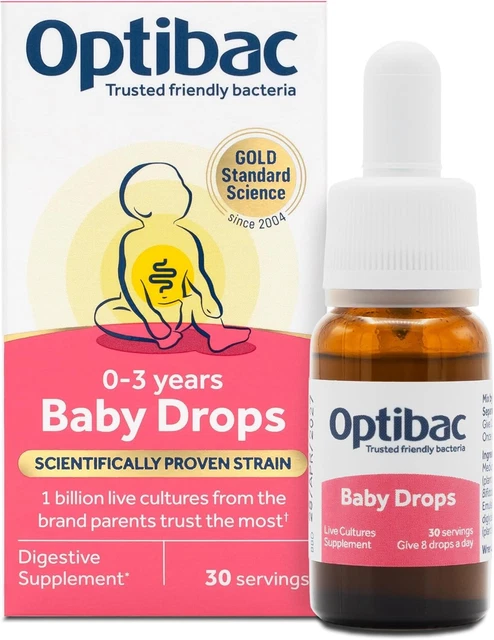 OPTIBAC PROBIOTICS BABY Drops 10ml - Expertly Formulated Vegan ...