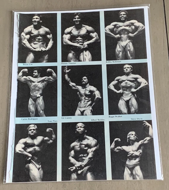 TOM PLATZ/ROBBY ROBINSON/ED Corney 1979 Olympia Photo From Bodybuilder ...