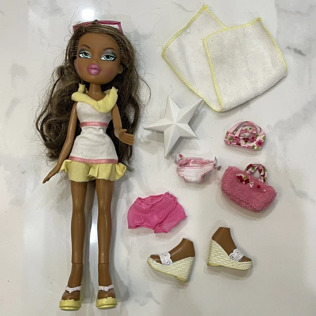 VINTAGE BRATZ SPRING Break Yasmin Doll Swimsuit Bikini Shoes Wrap ...