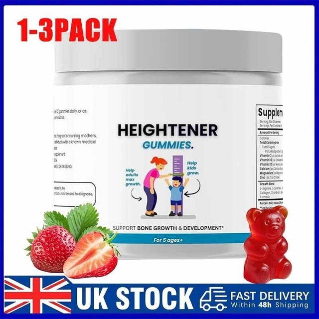 HEIGHTENER GUMMIES - Natural Height Growth Supplement For Kids, Teens ...