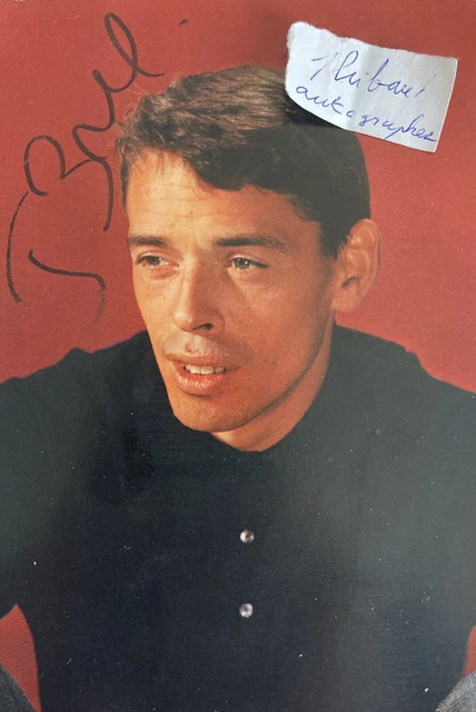 RARE BELLE CARTE AUTOGRAPHE Jacques Brel dédicaces signé Chanteur 60’s ...