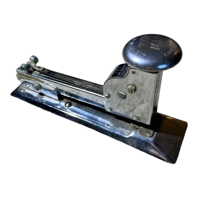 VINTAGE PILOT STAPLER Model No. 102 by Ace Fastener Corp. Chicago IL ...