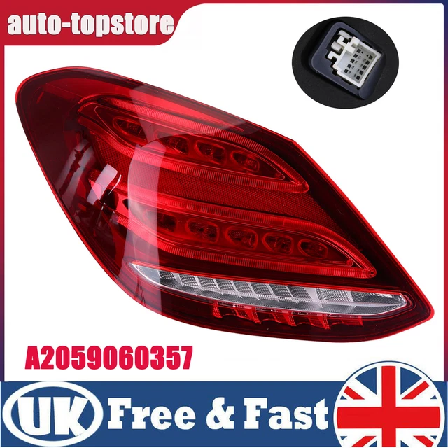 LEFT SIDE TAIL Led Light Lamp Assy A2059060357 For Mercedes-Benz C ...