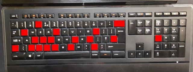 LOGITECH K740 ILLUMINATED Keyboard Replacement Spare Keys With Hinge Clip Y-UY95 EUR 4,17 ...