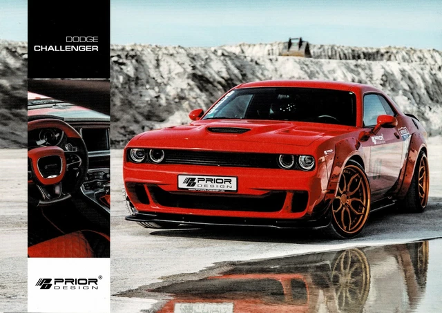 PRIOR DESIGN DODGE Challenger tuning car _2018 Prospekt / Brochure EUR ...