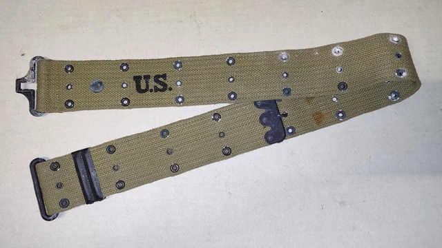ORIGINAL PISTOL BELT M36 US Army, WWII R.M. CO. 1942 £20.36 - PicClick UK