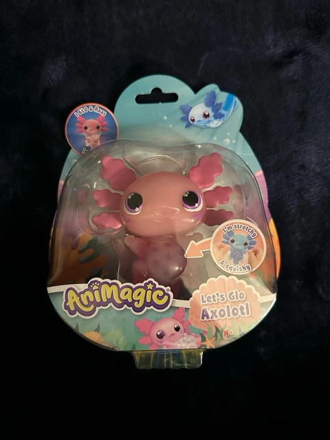ANIMAGIC LETS GLO Axolotl, Your Glowing, Floating, Squishy, Drop In ...